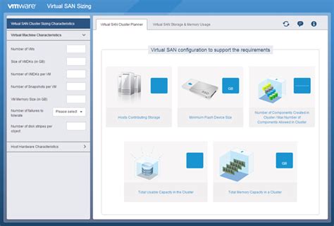 Vmware Virtual San Sizing Tool Esx Virtualization