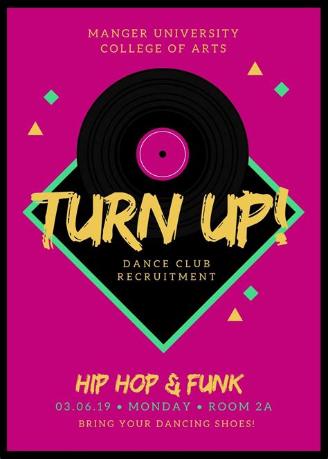 Elementary School Dance Flyer