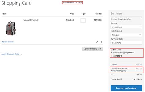 magento 2 matrix rates extension multiple table rates