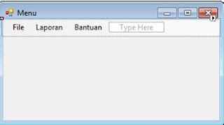 Membuat Menu Bar Dan Toolbar