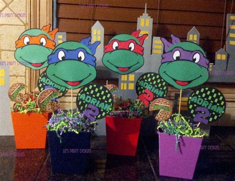 Teenage Mutant Ninja Turtles Birthday Cowabunga Dudes Adrian Turns