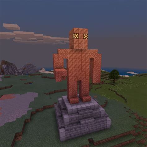 Minecraft Copper Statue Ideas At Isabel Syme Blog