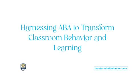 The Impact Of Aba Therapy On Academic Performance