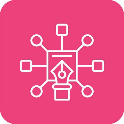 Design Algorithm Line Round Corner Background Icons Vector Art At Vecteezy