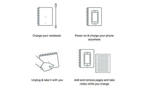 Tul® Wireless Charging Discbound Notebook Leather Cover Letter Size Blush