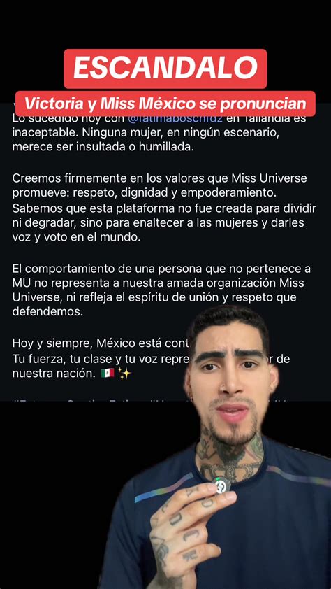 🚨escandalo Vicotria Kajer Y Miss México Universe Se Pronuncian Sobre