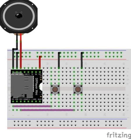 How To Use The Dfmini Player Mp Module With Arduino Arduino Maker Pro