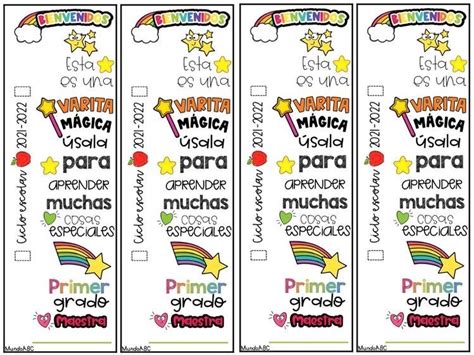 Souvenir De Bienvenida A Clases 1er Día De Clases Feliz Regreso A