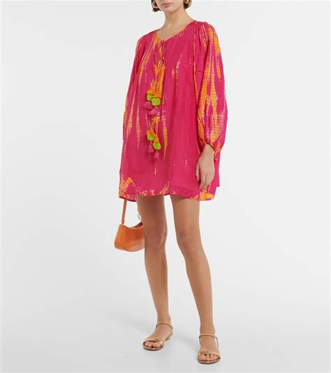 Anna Kosturova Silk Kaftan Minidress Anna Kosturova