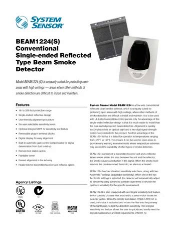 Optical System Sensor Beam Detectors 100m At ₹ 28500piece In New