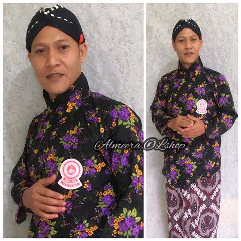 Jual Surjan Kembang Raja Keong Istimewa Surjan Bunga Warna Ungu