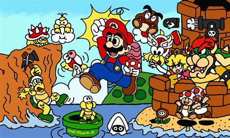 Super Mario Bros Famicom Box Art Remake By Drparadise On Deviantart