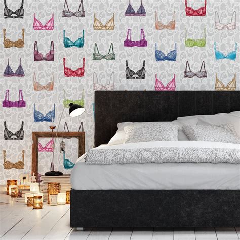 Bra Wallpaper Peel And Stick And Traditional Wallpaper Lingerie