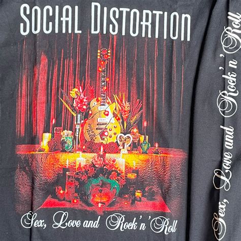Social Distortion ロングスリーブtシャツ Sex Love And Rock N Roll 45revolution