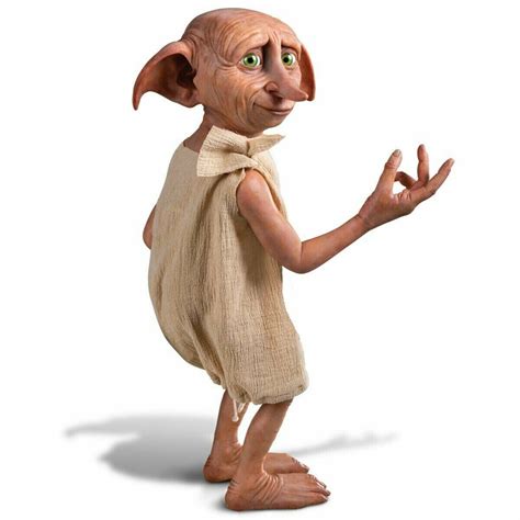 Harry Potter Dobby The House Elf Poseable Figure With Sock By The