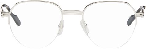 Cartier Silver Round Glasses Cartier