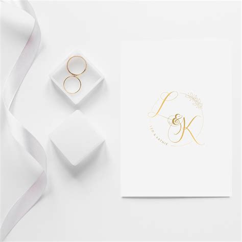 Elegant Wedding Monogram Classy Wedding Logo Design Monogram Etsy