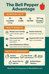 The Bell Pepper Nutrition Benefits And 5 Practical Ways For Weight Loss Masala Monk