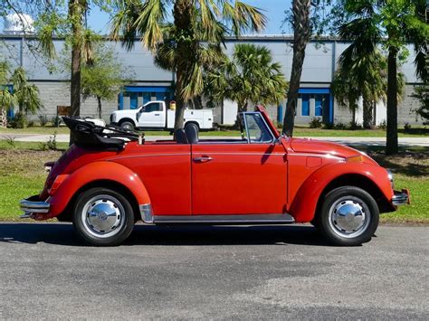Clean 70 Super Beetle Convertible 1600cc 4 Cylinder Engine W 4 Speed