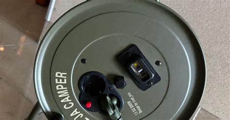 밀리터리 전선 릴 전기 연장선 이동식 콘센트 리드선 캠핑전기 차단기형 팔아여~~ 서초동 생활가전 당근 중고거래