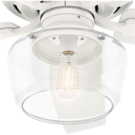 Hunter Fan Company Bennett 52 Indoor Led Light Ceiling Fan Matte White