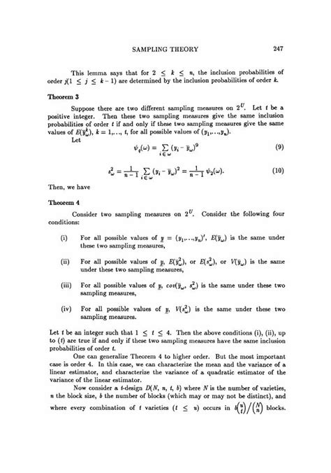 Pdf Sampling Theory Using Experimental Design Concepts Dokumentips