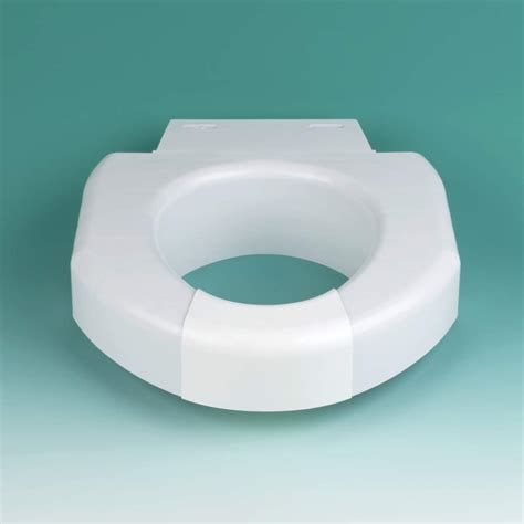 Sp Ableware Secure Bolt 3 Inch Elevated Toilet Seat With Convertible Open Closed Front Plastic