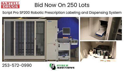 Script Pro Sp200 Robotic Prescription Labeling And Dispensing System