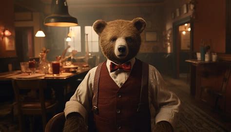 Premium Ai Image Ted Bear Cinematic Photography