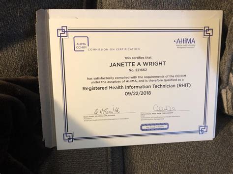 Go Ccs Janette Wright Rhit Cpc Crc