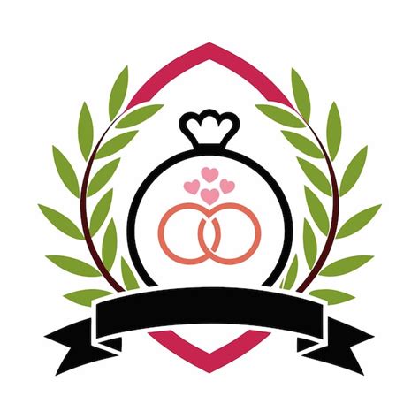 Wedding Logo Vector Premium Ai Generated Vector