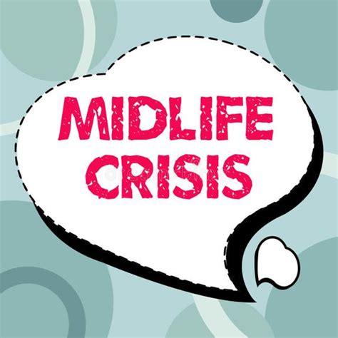 Hand Writing Sign Midlife Crisis Business Showcase Software