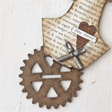 Stay Strong Steampunk Assemblage Woman Project Assemblage Projects Steampunk