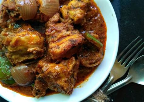 Chicken Do Pyaza Dry