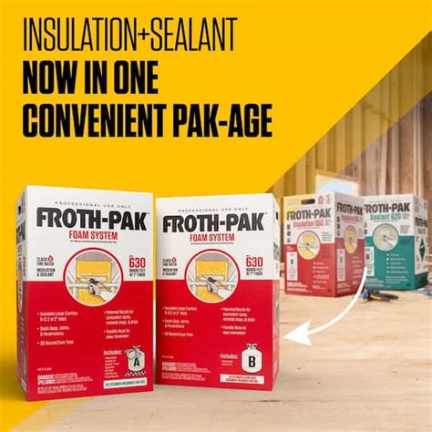 Froth Pak 630 Insulation And Sealant Spray Foam System 12115890 The