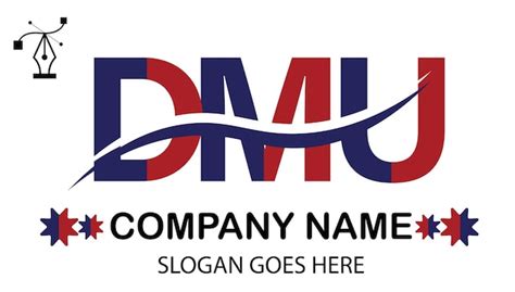 Premium Vector Dmu Letter Logo