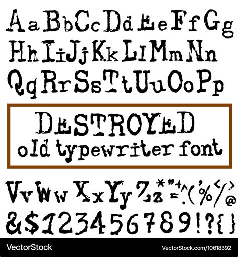 Typewriter Font