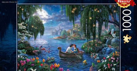 Thomas Kinkade La Sirenetta E Il Principe Eric Puzzle 1000 Pezzi Germania Nuova Piattaforma