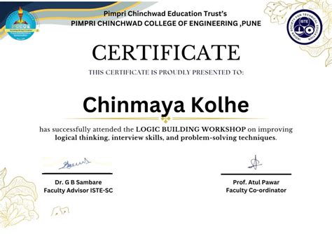 Workshop Logicbuilding Pccoe Problemsolving Learning Technology Chinmaya Kolhe
