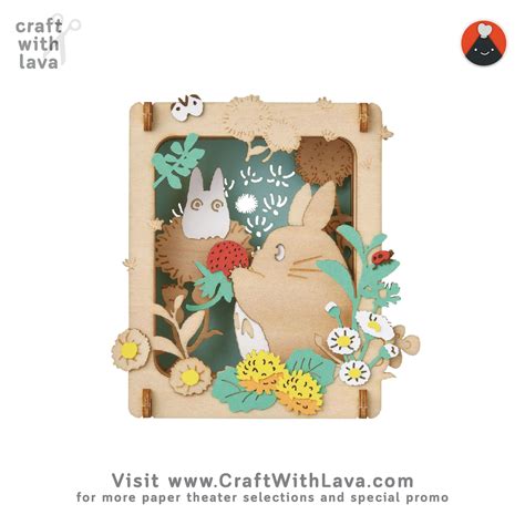 Paper Theater Wood My Neighbor Totoro Raspberry Picking となりのトトロ