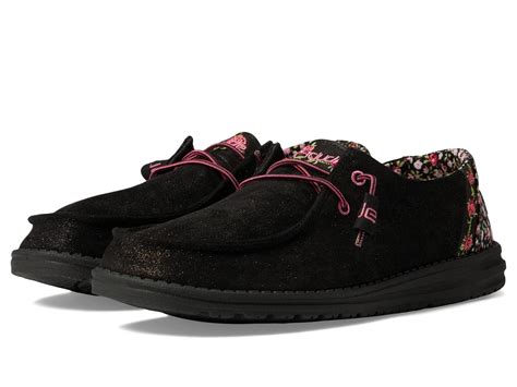 Hey Dude Wendy Canvas In Black Lyst