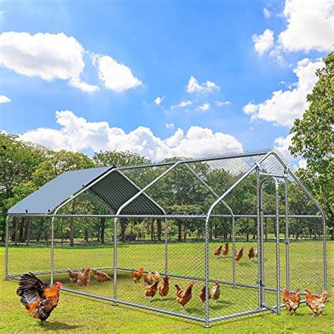 Yitahome Large Metal Chicken Run Walk In Poultry Cage Hen Run Want It All