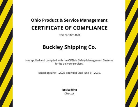 Free Editable Fire Safety Certificate Template To Edit Online