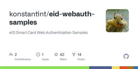 GitHub Konstantint Eid Webauth Samples EID Smart Card Web Authentication Samples
