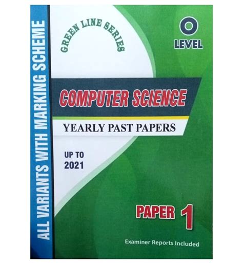Buy Computer Science Yearly Past Paperpaper 1 0 Level