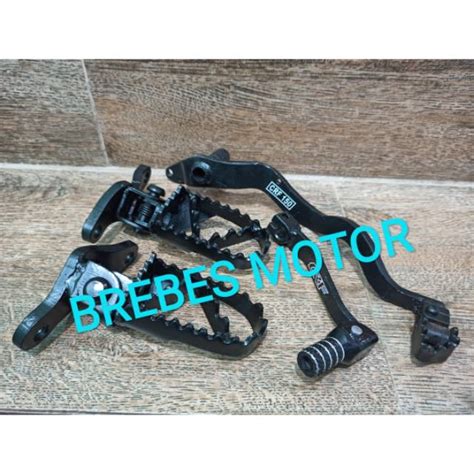 Jual Paket Footstep Step Fustep Pedal Rem Operan Gigi Klx 150 Dtracker