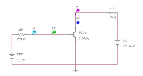 Transistor Multisim Live