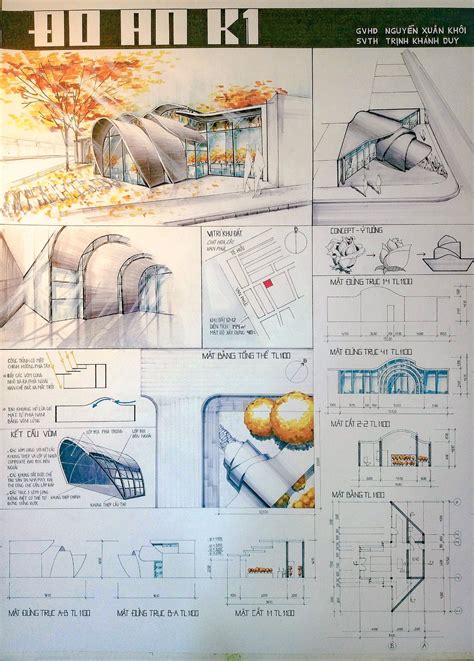 Architectural Drawing Of A Building