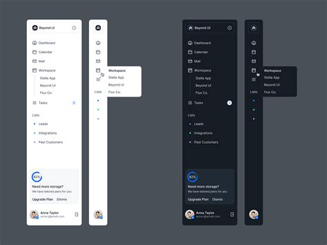 Saas Navigation Ui By Beyond Ui On Dribbble