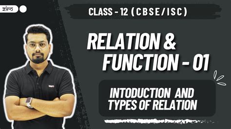 Relation And Function 01 Introduction Cbse Isc Math Class 12 Part 1 Youtube